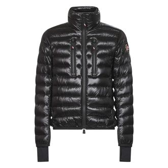 Moncler Schwarze Grenoble M&auml;ntel mit Stehkragen - - Jackets - Herren - Schwarzk - 3XL