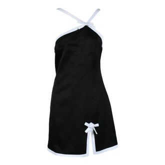 Msgm Damenkleid - Rei&szlig;verschluss- Viskose - - Dresses - Damen - Schwarzk - XS