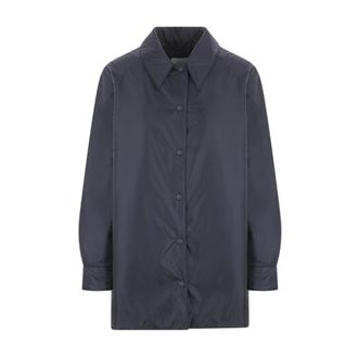 Aspesi Blaue Nylon Thermore Hemdjacke - - Jackets - Damen - Blau - S