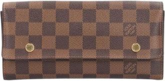 Louis Vuitton Portefeuille long (bi-pli) Pre-owned - Homme - Pre-owned - Brun - Taille: ONE Size