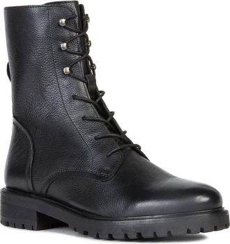 Geox M&auml;dchen D Hoara Stiefeletten, Schwarz, 38.5 EU