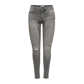 Only Blush Mid Skinny Jeans - - Jeans - Damen - Grau - L