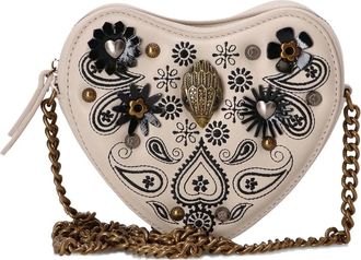 Kurt Geiger sac à bandoulière à design coeur - Rose