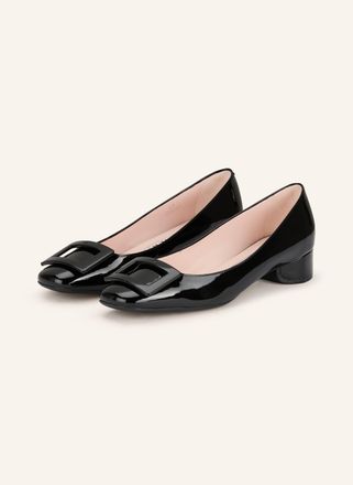 Roger Vivier Lack-Pumps U Look schwarz