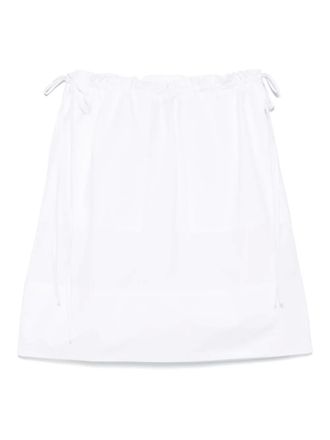Toteme jupe &agrave; taille &agrave; lien de resserrage - Blanc