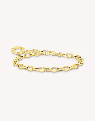 Thomas Sabo Bracelet classique avec charm - Dor&eacute;