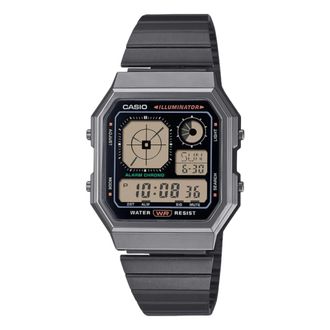 Casio A130Wegg-1Aef Vintage Digitaluhr - - Accessories - Herren - Grau - ONE SIZE
