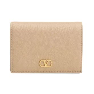 Valentino Garavani Femme, Accessoires, Rose, Taille: ONE Size Portefeuille VLogo Signature en cuir grain&eacute;