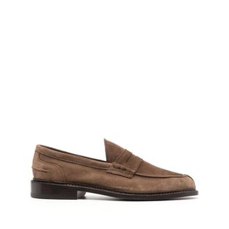 Trickers Klassischer Leder Loafer Schuh - - Shoes - Herren - Braun - 40 1/2 EU
