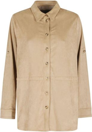 Urban Code Femme, Blouses et Chemises, Brun, Taille: 36 FR Suede Jacket