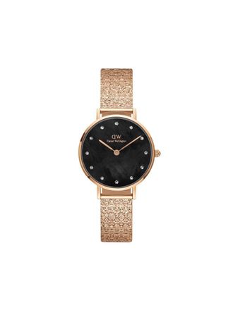 Daniel Wellington Petite Pressed Studio Lumine 28mm - Schwarz