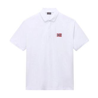 Napapijri Homme, Tops, Blanc, Taille: 3XL Polo Chemises