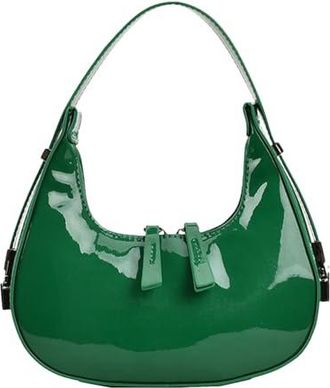 Generic Sac à bandoulière en demi-lune pour femme - Pochette en cuir - Sac à main décontracté en forme de boule de pâte | Sac à bandoulière pour femme pour le