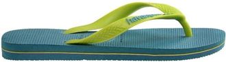 Havaianas Brasil Logo, Tongs Iconiques, Confortables Et R&eacute;sistants, Bandes avec Drapeau Du Br&eacute;sil Et Semelle Antid&eacute;rapant Avec Rayures Color&eacute;es, Unisexe Adultes