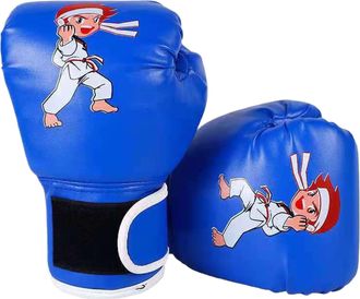 Generic Boxhandschuhe für Kleinkinder, Trainingshandschuhe aus PU mit Cartoon, bequeme Boxhandschuhe mit Handgelenkstütze für Kinder von 3 bis 13 Jahren, idea