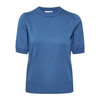 Saint Tropez Femme, Pulls, Bleu, Taille: 38 FR Pulls &agrave; col rond