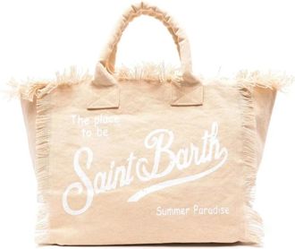MC2 Saint Barth Femme, Sacs, Beige, Taille: ONE Size Vanity Tote Bag
