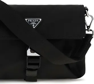 Prada Mens Smartphone Holder Re-Nylon Black Recycled Polyamide Phone Cases & Technology