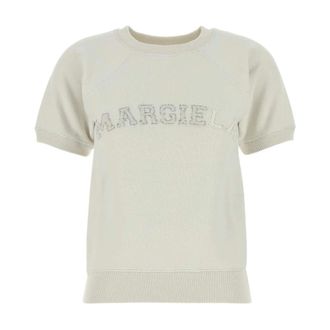 Maison Margiela Kreide Baumwoll-Sweatshirt - - Tops - Damen - Grau - M