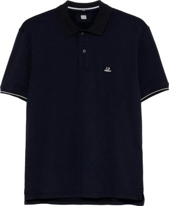 C.P. Company C.p. Company, Homme, Tops, Noir, Taille: XL Polo Tacting