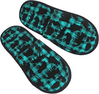 Generic Slippers Cerf, Loup, Renard, Ours Doux Pantoufles De Voyage Unisexe Maison Slippers Pour Invit&eacute; Femmes Voyage L