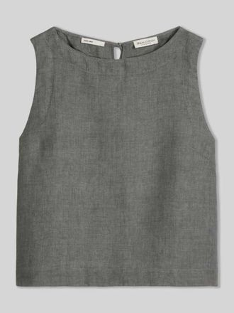 Marc O'Polo Regular Fit Blusentop aus reinem Leinen