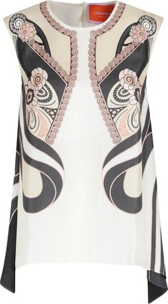 La DoubleJ Femme, Blouses et Chemises, Beige, Taille: 40 FR San Carlo Top Placee