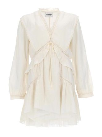 Isabel Marant Kurzes Kleid - Wei&szlig;