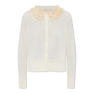 Ulla Johnson Wool Cardigan Anna - - Knitwear - Damen - Beige - XS