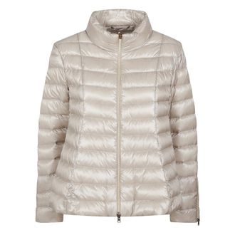Herno Femme, Vestes, Beige, Taille: 46 FR Doudoune courte matelass&eacute;e