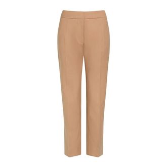 Patou Beige Hose mit Frontverschluss - - Trousers - Damen - Braun - S