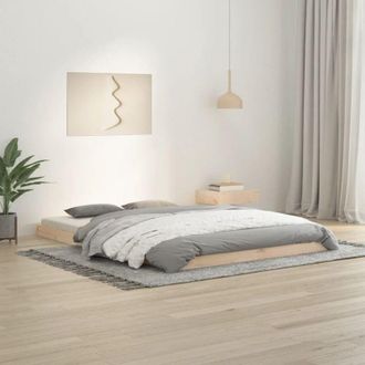vidaXL Cadre de lit 140x200 cm bois de pin massif Vidaxl