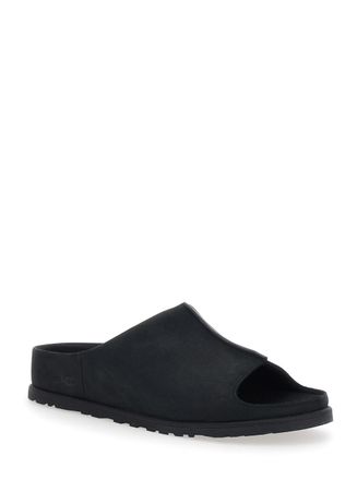 UGG Mens Sandals M Otzo Slide Black Leather