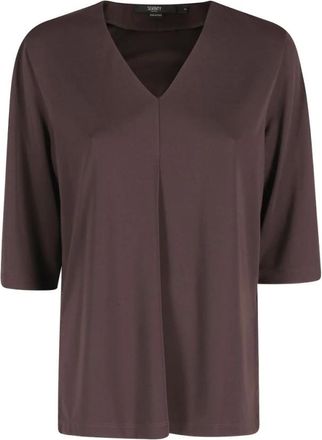 Seventy Femme, Blouses et Chemises, Brun, Taille: 42 FR Pull