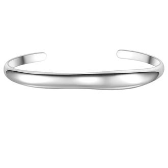 Glanzst&uuml;cke M&uuml;nchen Armband - Sterling Silber Armreif - Gr. ONESIZE - in Silber - f&uuml;r Damen
