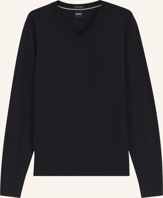 HUGO BOSS Pullover H-Melba Regular Fit schwarz