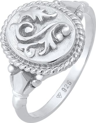 Elli Ring Damen Vintage Ornament Chunky Trend Blogger Trend in 925 Sterling Silber