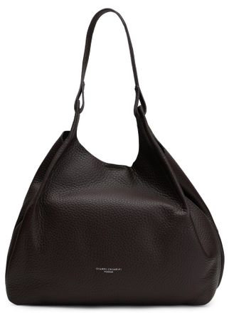 Gianni Chiarini Womens Tote Bag Dua Espresso Calfskin