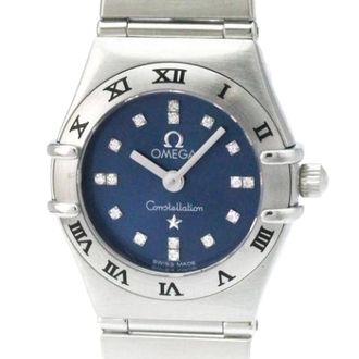 Omega Montre Pre-owned Constellation 1563.86 - Femme - Pre-owned - Bleu - Taille: ONE Size