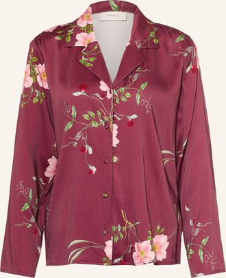Essenza Essenza Schlafshirt Elodie Maren Aus Satin rot