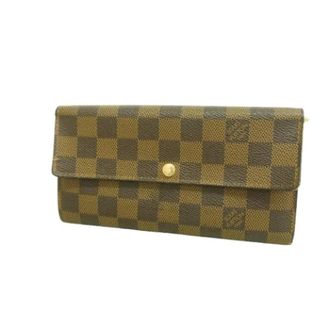 Louis Vuitton unisex, Pre-owned, Brun, Taille: ONE Size Portefeuille long (bi-pli) Pre-owned
