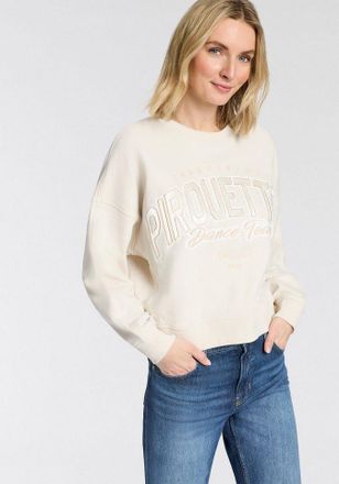 HUGO BOSS Sweater Ever Premium Damenmode im Oversized Fit, Rundhalsform