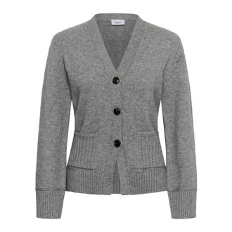 Saint Tropez Gilet en maille - Femme - Pulls - Gris - Taille: 44 FR