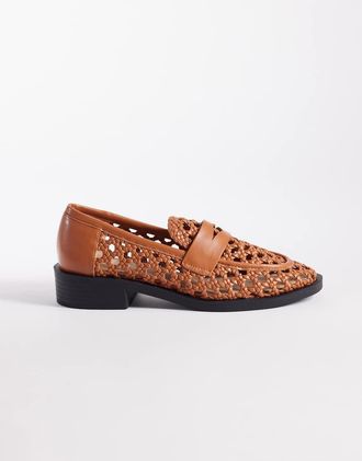 Raid Uliana - Gewebte Loafer in Hellbraun-Brown