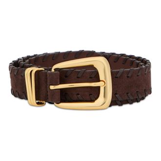 Veronica Beard Lederg&uuml;rtel mit Schnalle - - Accessories - Damen - Braun - S