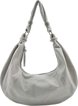 Fredsbruder Cuir sac &agrave; &eacute;paule Always With You Big Hobo Grey taupe