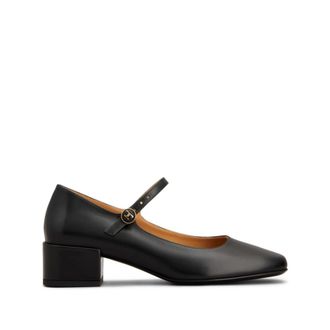 Tod's Schwarze Blockabsatz Kn&ouml;chelriemen Schuhe - - Shoes - Damen - Schwarzk - 38 EU