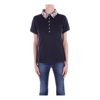 Barbour Blaue Polo T-Shirts und Polos - - Tops - Damen - Blau - XL