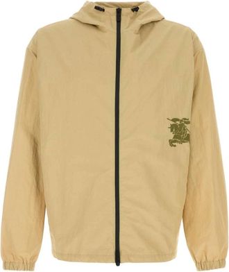 Burberry Homme, Sport, Beige, Taille: M Nylon Blend Jacket