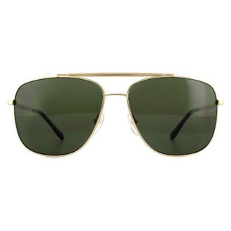 Lacoste Aviator Unisex-Sonnenbrille in hellem Gunmetalgrau